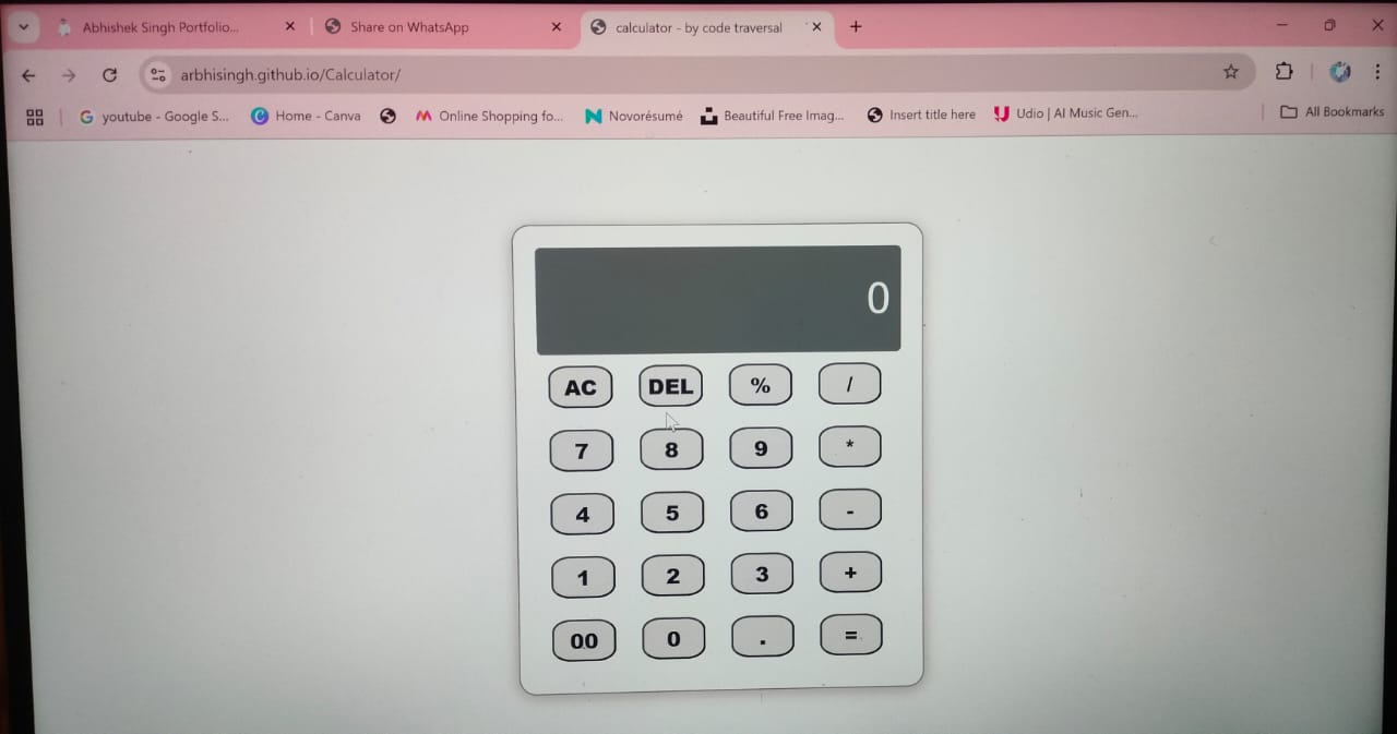 Abhishek Singh Portfolio...